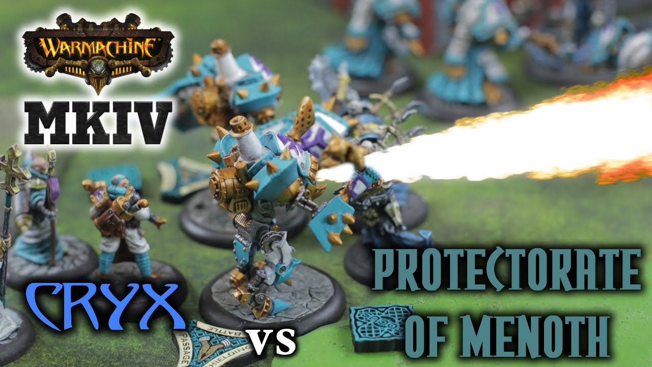 Warmachine MK4 Battle Report #005 - Cryx vs Protectorate Of Menoth ...