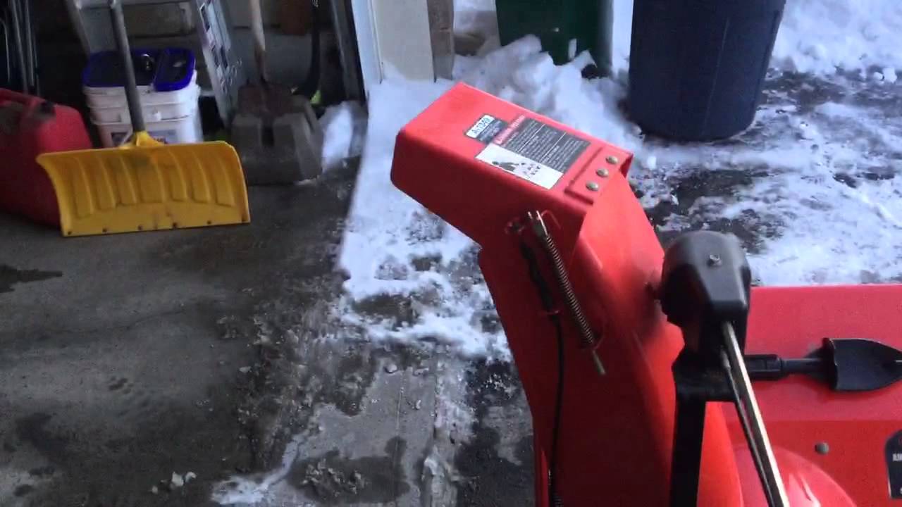 Using a Snowblower - YouTube