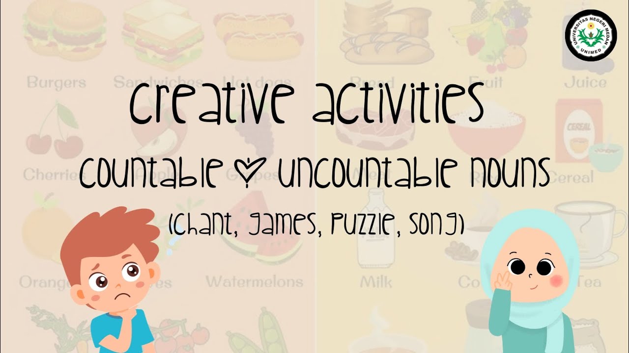 Creative Activities - Countable & Uncountable Nouns (Group 6 English ...