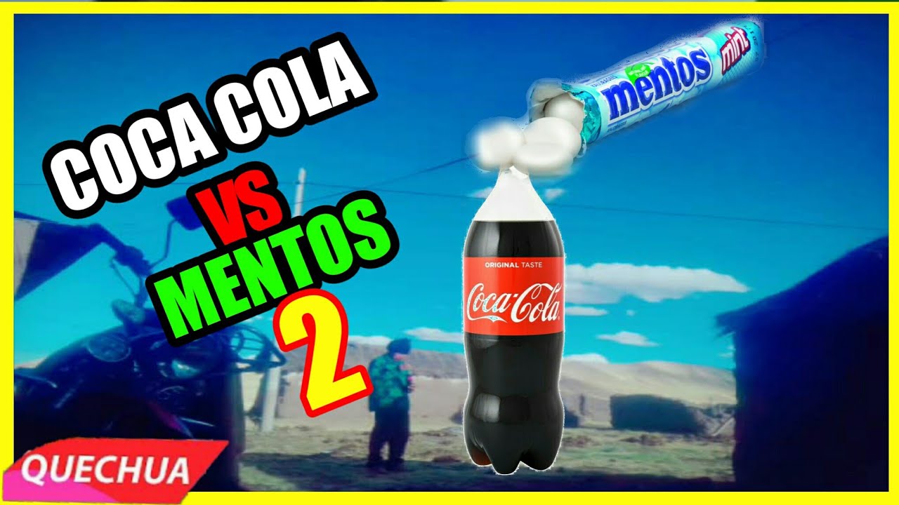 EXPERIMENTO DE COCA COLA Y MENTOS 2 EXPLOTA NUEVOS TRUCOS PARA NIÑOS ...