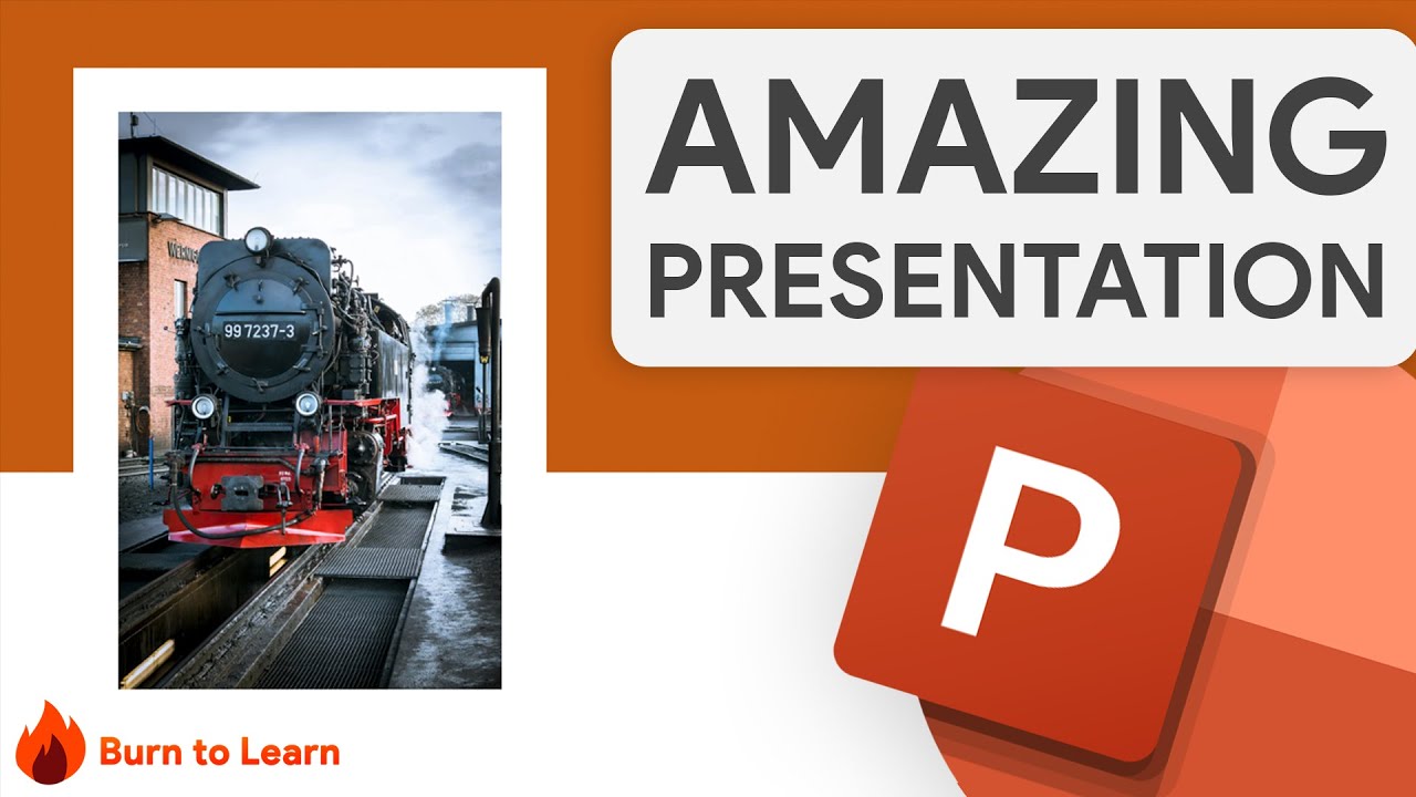 Amazing PowerPoint Presentation Tutorial! #train #powerpointtemplate # ...