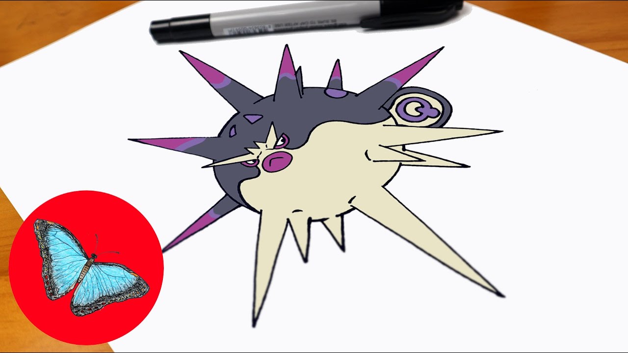 How To Draw Pokemon - Overqwil Easy Step by Step - YouTube