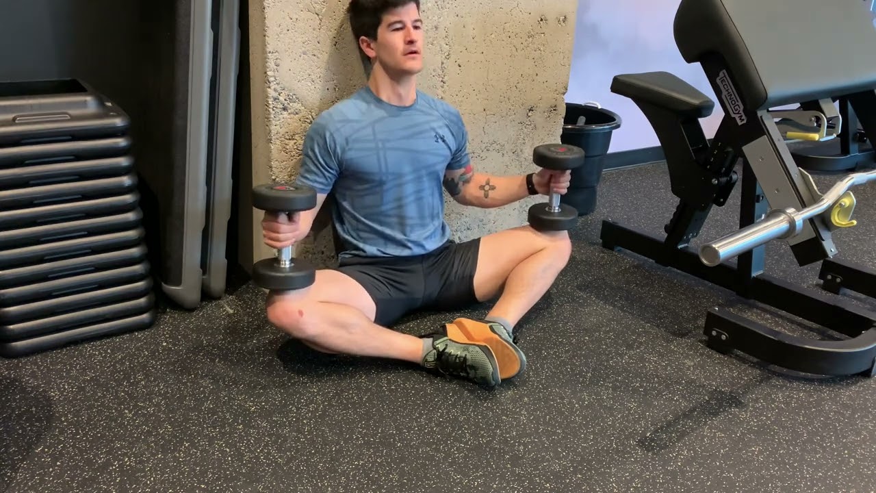 Weighted Butterfly Stretch - YouTube