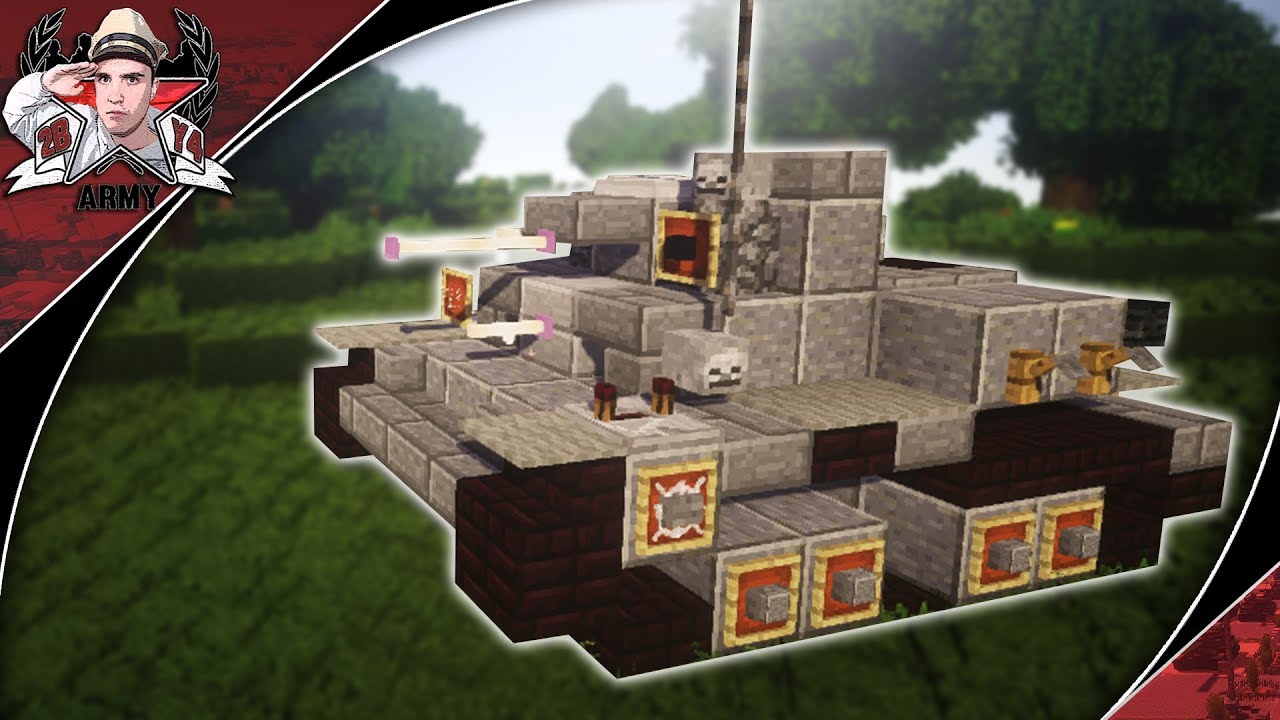 Minecraft: WW2 Panzer 38(t) | Light Tank Tutorial - YouTube