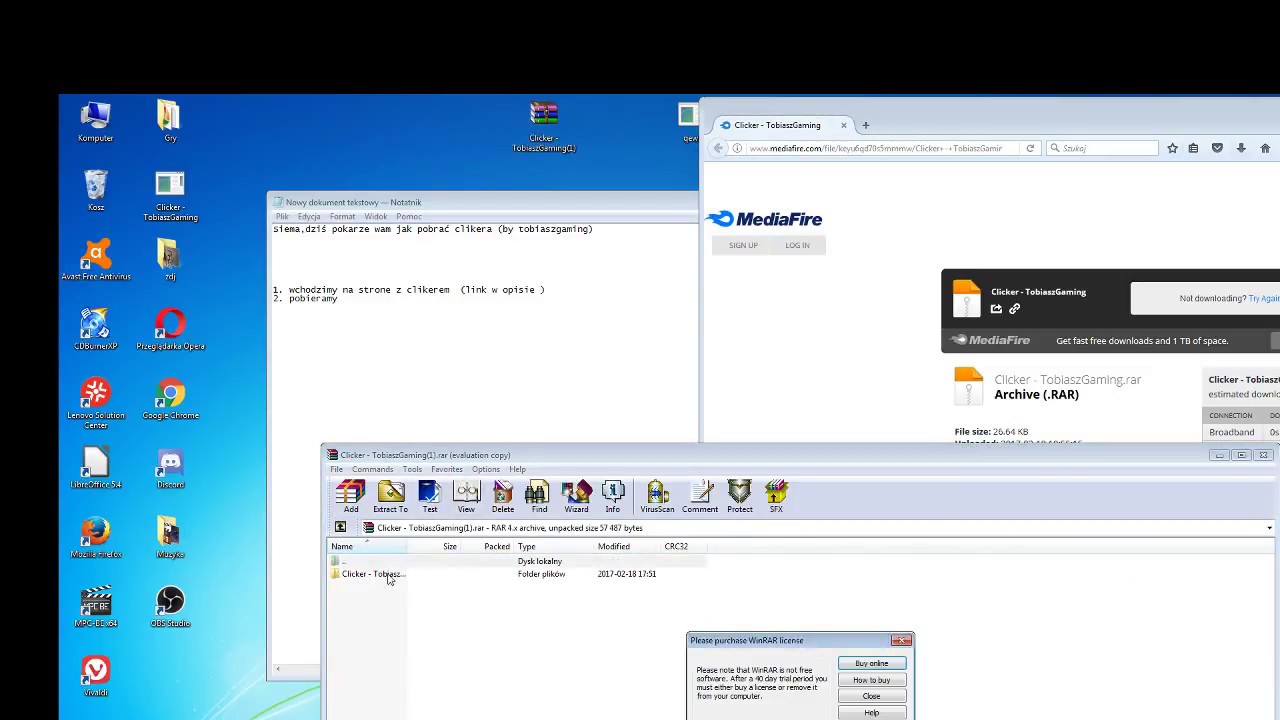 Cliker TobiaszGaming - YouTube