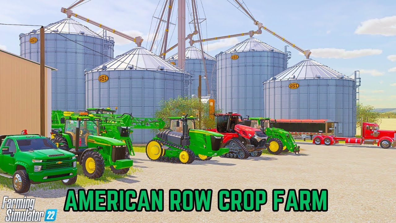 welcome to the farm! - American row crop farm - FS22 - YouTube