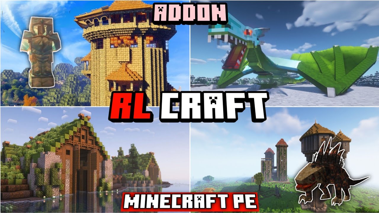🔥ADDON/MOD RL CRAFT SIÊU HAY cho MINECRAFT PE 1.21 MỚI NHẤT - YouTube