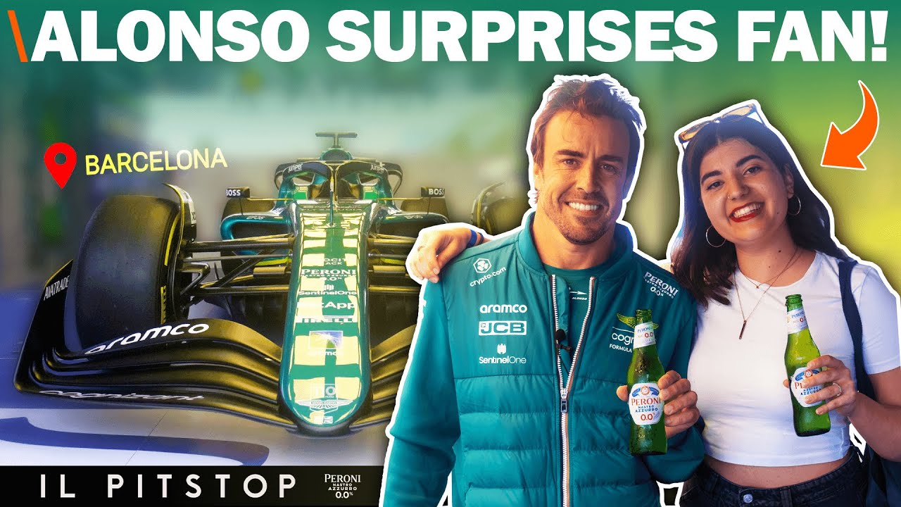 Fernando Alonso surprises an F1 fan! 🔥 - YouTube