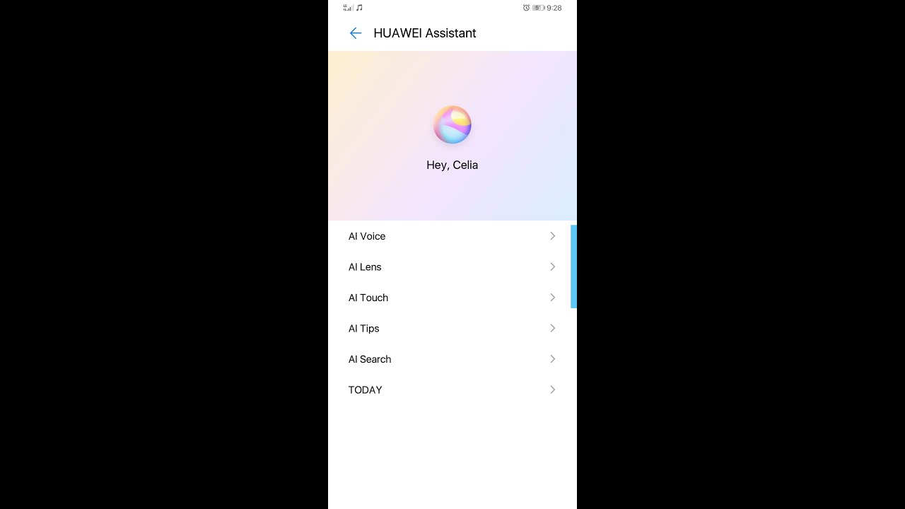 EMUI 10.1 COMO ACTIVAR "HEY CELIA" EL ASISTENTE DE HUAWEI - YouTube