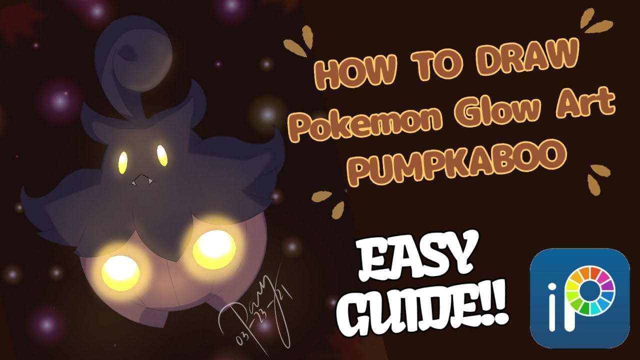 HOW TO DRAW A POKEMON in IbisPaint X [PUMPKABOO] - YouTube