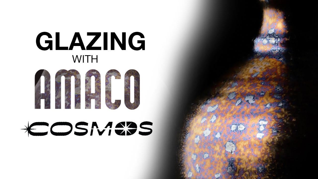 Glazing with Amaco: Cosmos Glazes! - YouTube