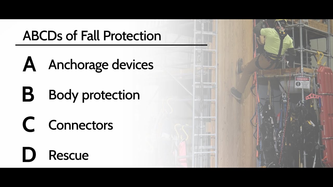 ABCDs of Fall Protection - YouTube