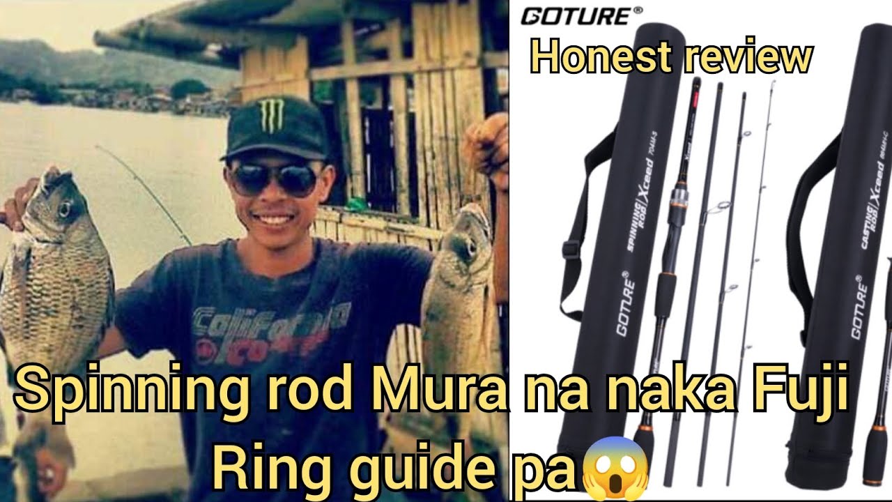 GOTURE exceed spinning rod 100% Japan Fuji Ring guide.. sulit sa budget ...