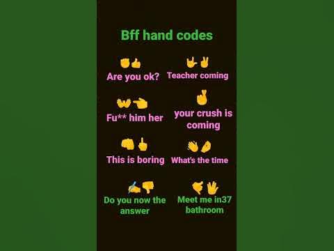my best friend hand code - YouTube