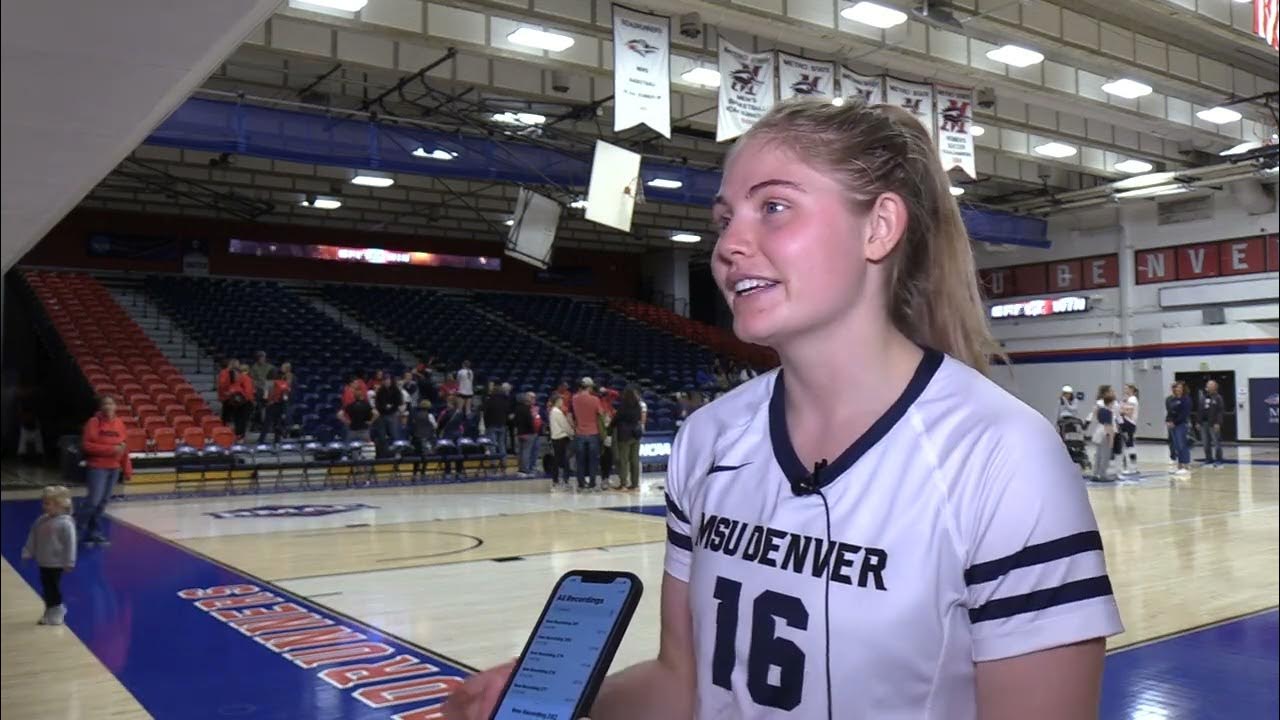 Volleyball Post-Game Interviews vs NM Highlands - YouTube