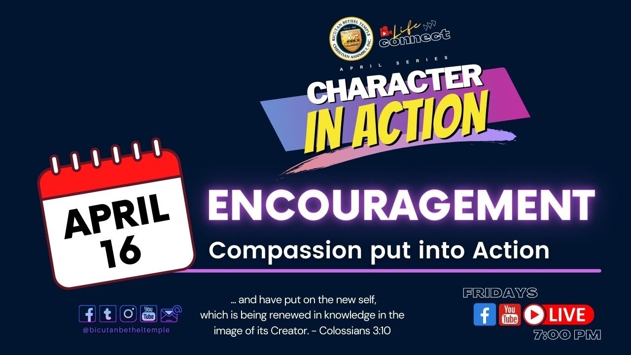 LIFE IN ACTION: ENCOURAGEMENT - Compassion put into Action - YouTube