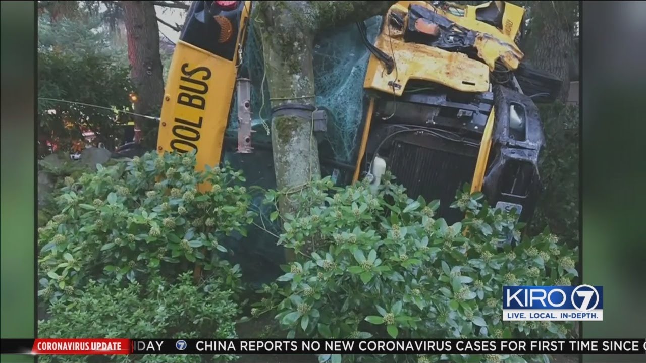 VIDEO: Driver chases runaway school bus in Bellevue - YouTube