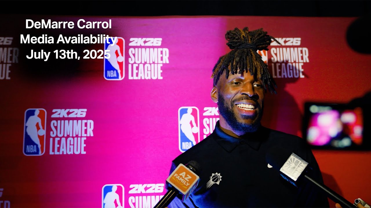 Summer League HC DeMarre Carroll speaks on Game 2 | Phoenix Suns Media ...