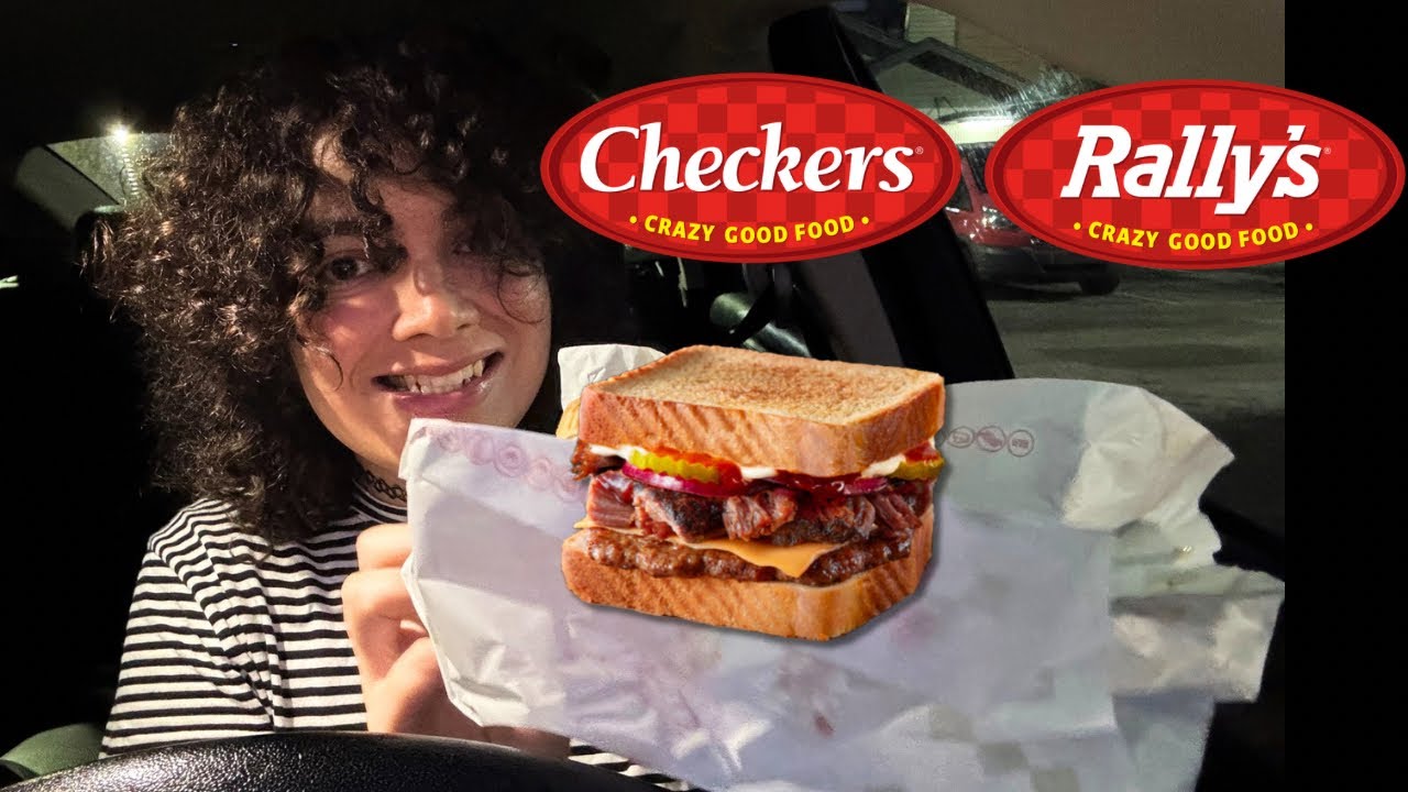 Checkers BBQ Brisket Melt is SURPRISINGLY Great - YouTube