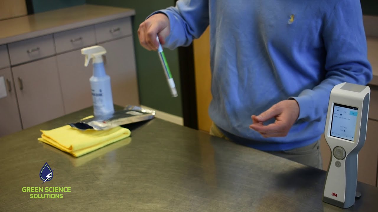 ATP Testing Measures the Cleanliness of Surfaces - YouTube