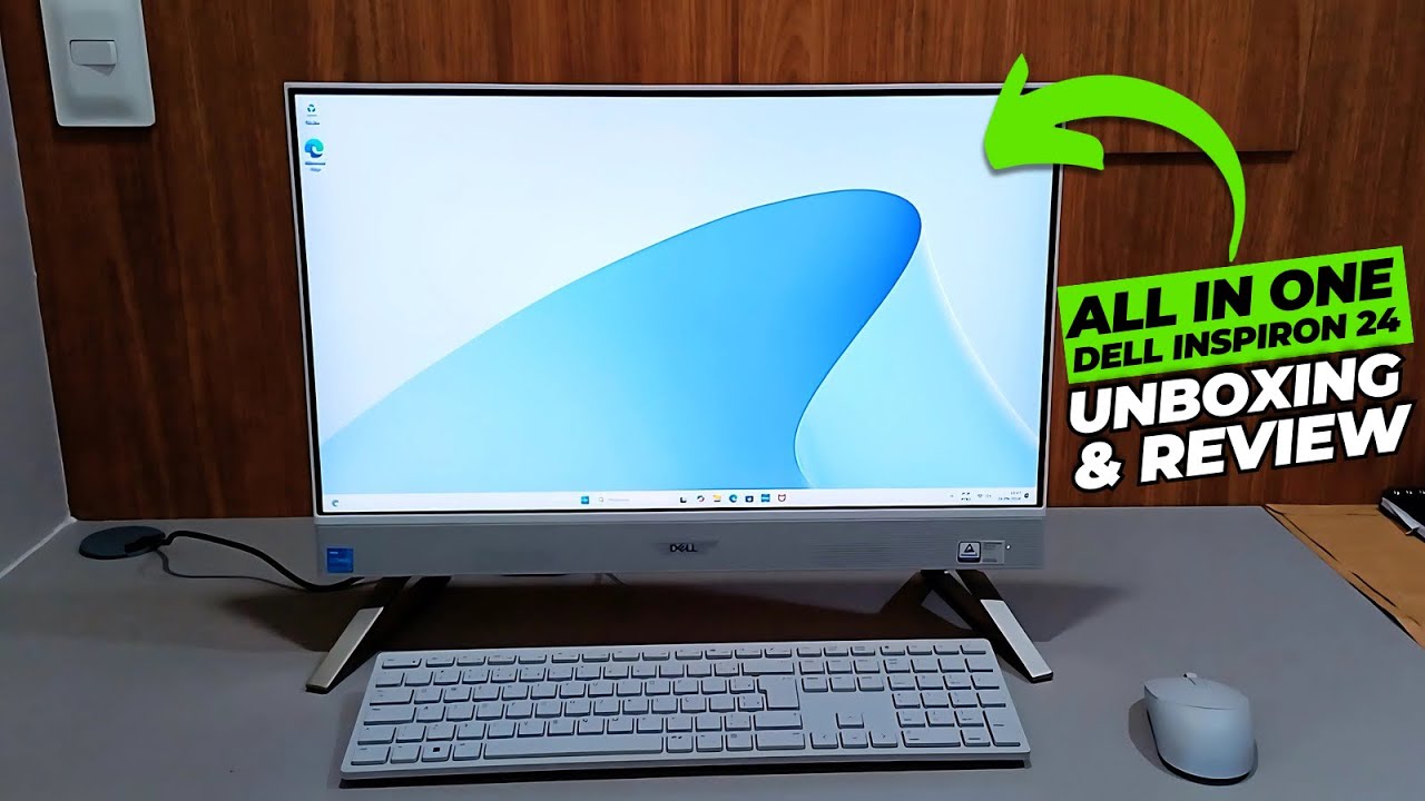 DELL INSPIRON 24 ALL IN ONE unboxing e review 2024. Especificações. É ...