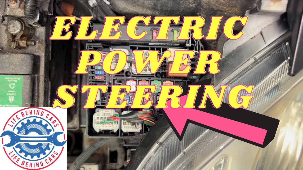 Toyota Yaris 2010 Petrol Electric power steering Fuse Location - YouTube