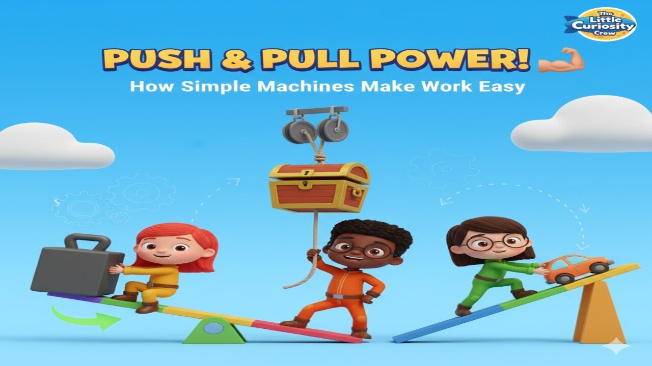 Mission 16: Push & Pull Power! 💪 How Simple Machines Make Work Easy ...