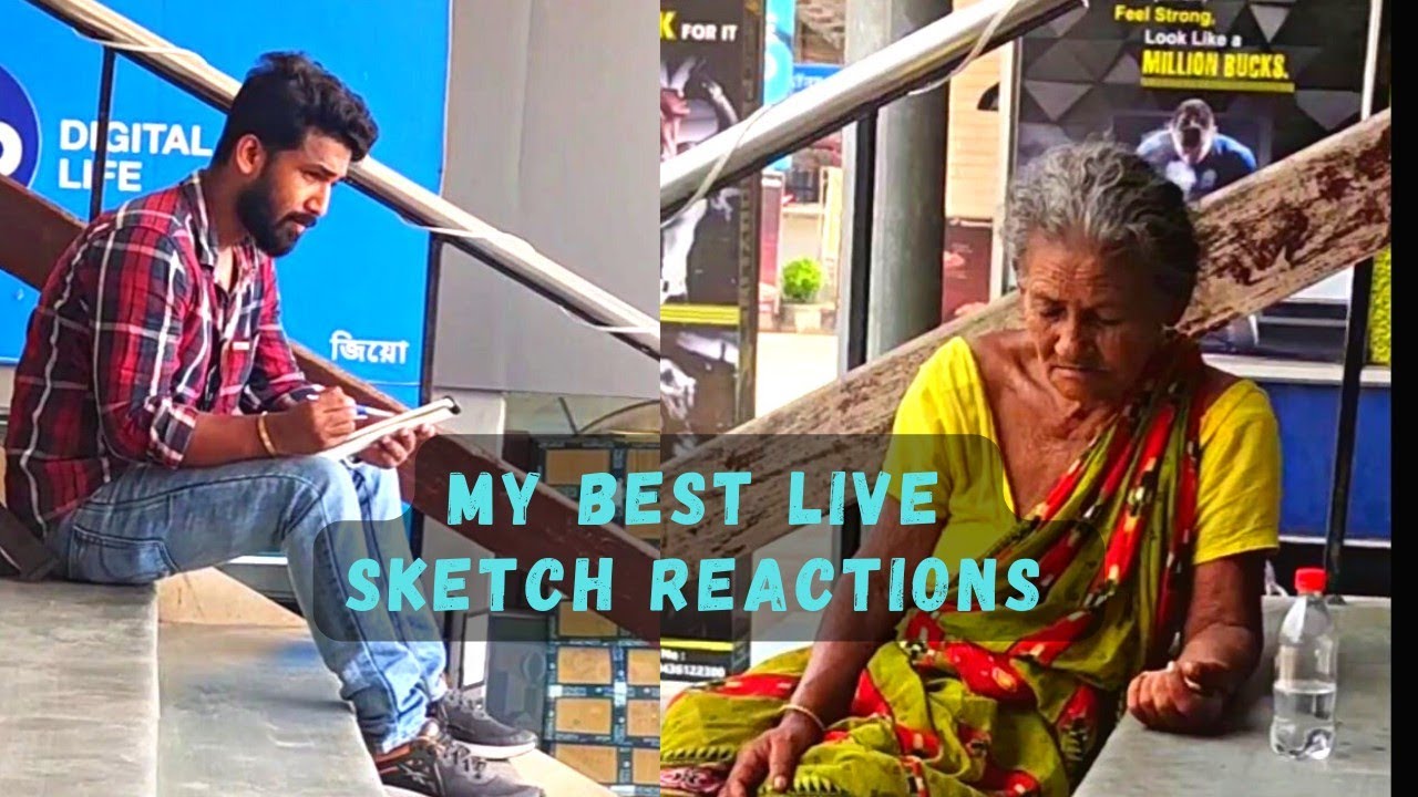 My best Live sketch Reactions | मेरे सबसे बेस्ट लाइव स्केच रिएक्शंस # ...