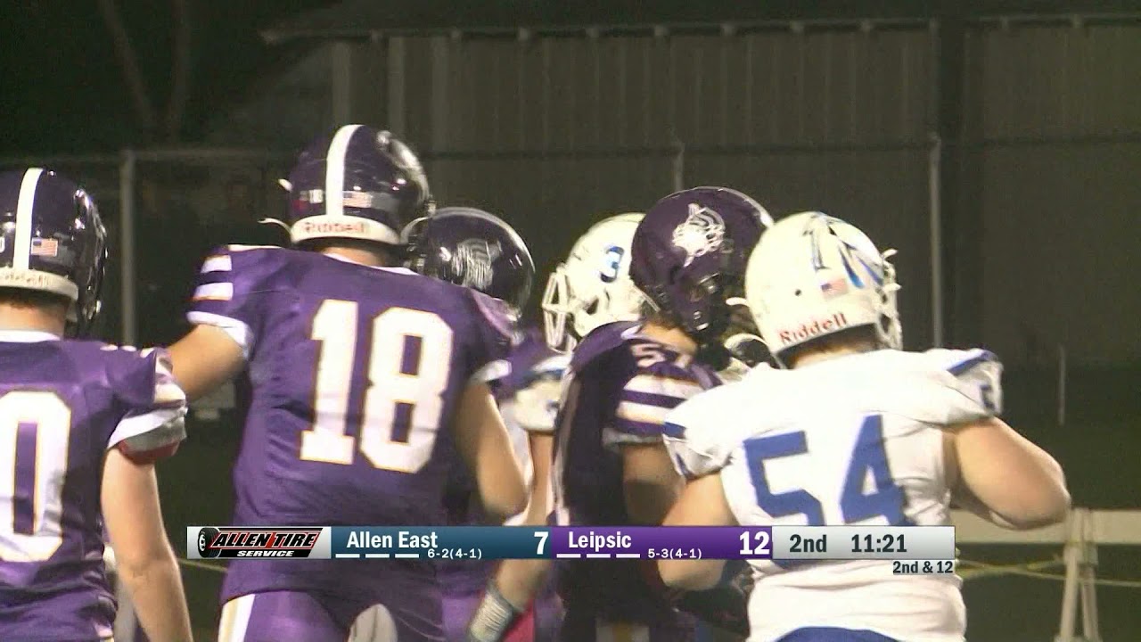 Allen East vs Leipsic Football 10/15/2021 - YouTube