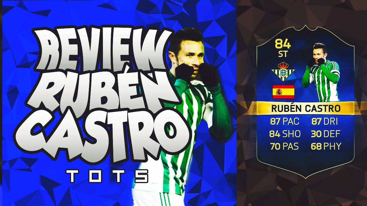 RUBEN CASTRO TOTS REVIEW (84) FIFA 16 Ultimate Team Player Review + In ...