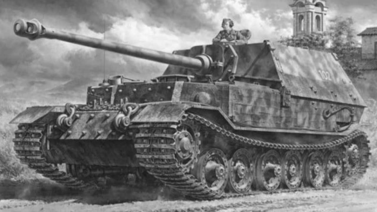 When the German Elefant Tank Destroyer Fired Its First Combat Shot ...