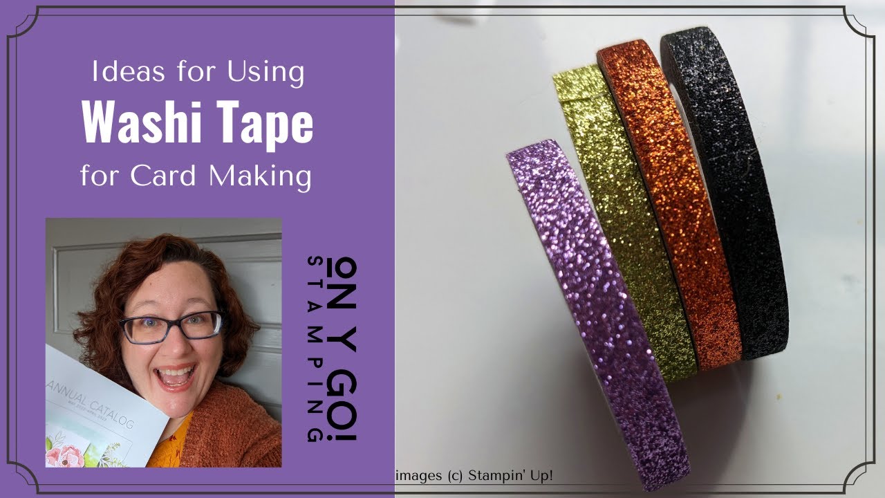 Ideas for Using Washi Tape in Card Making - YouTube