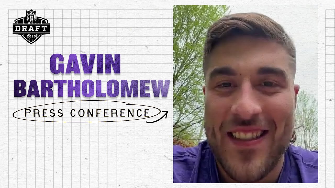 Gavin Bartholomew Talks Excitement Being Drafted by Vikings, Looking To ...