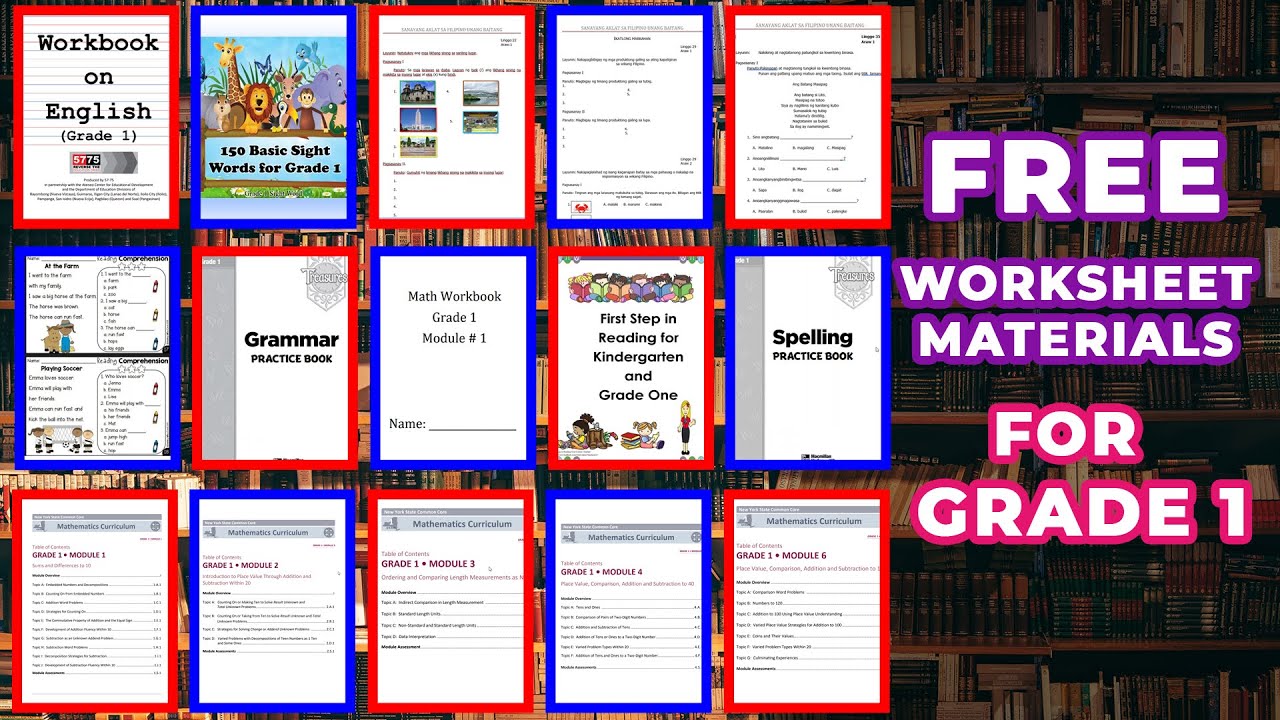 Learning Module for Grade 1 | Supplemental Study at home - YouTube