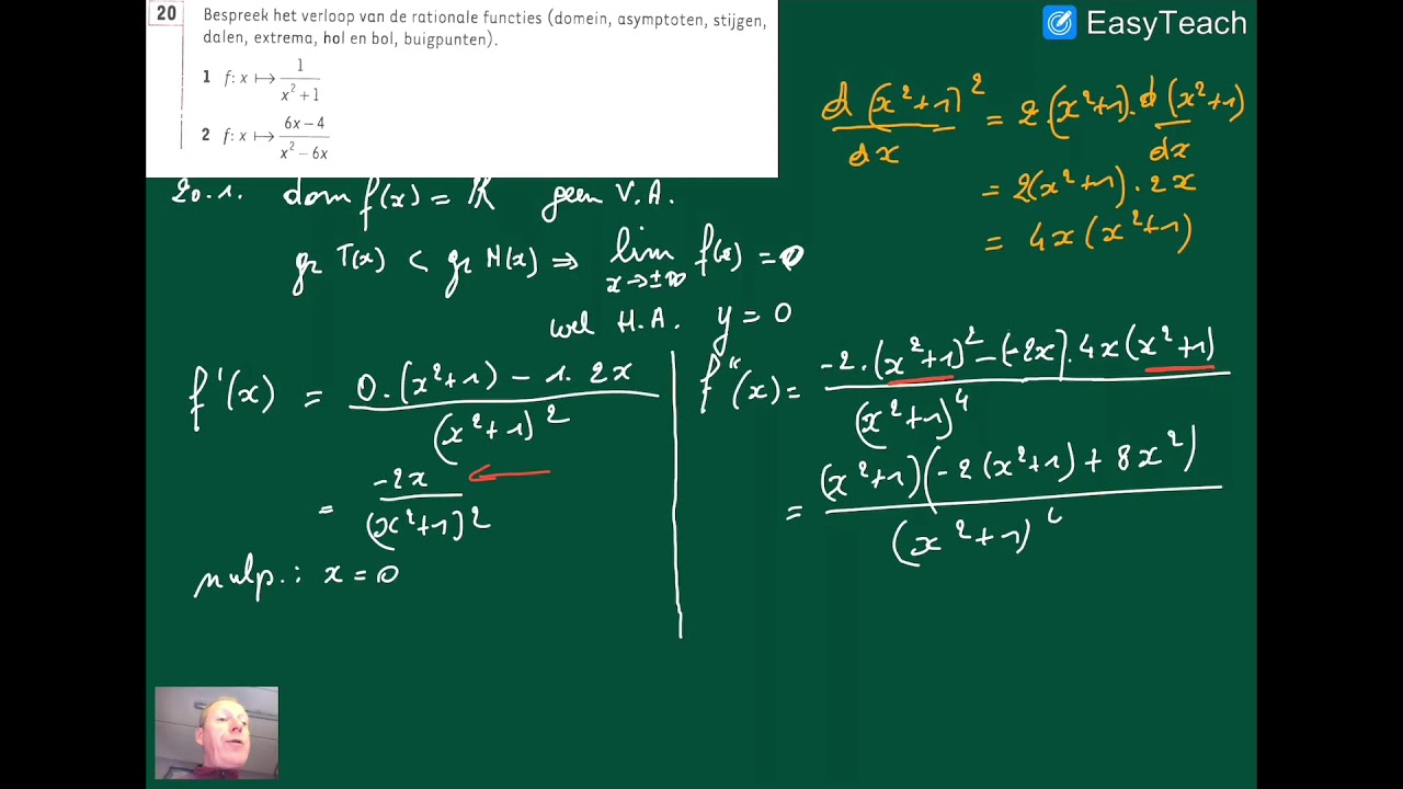 H9 les7 verloop van rationale functies - YouTube