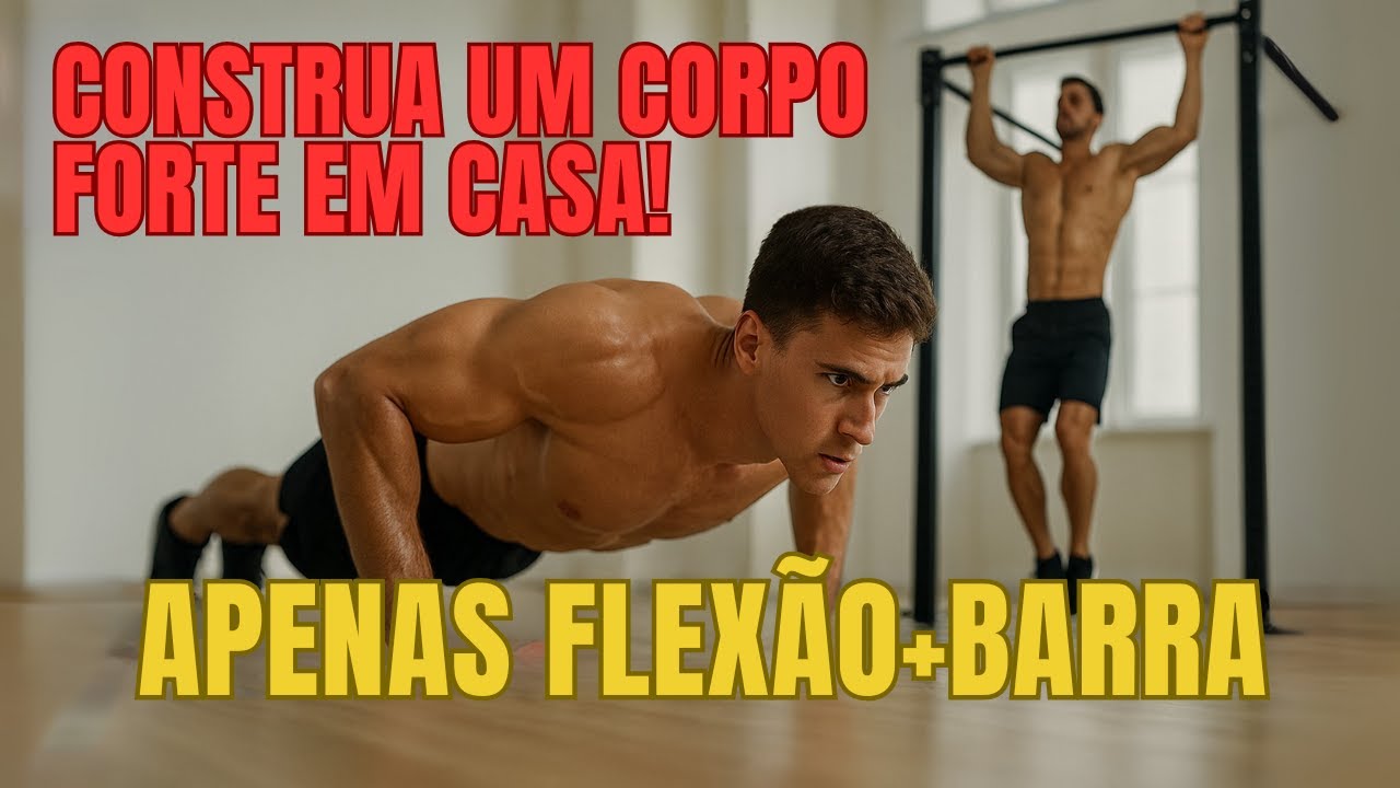 Flexão de Braço + Barra Fixa: O Treino MAIS PODEROSO para Construir ...