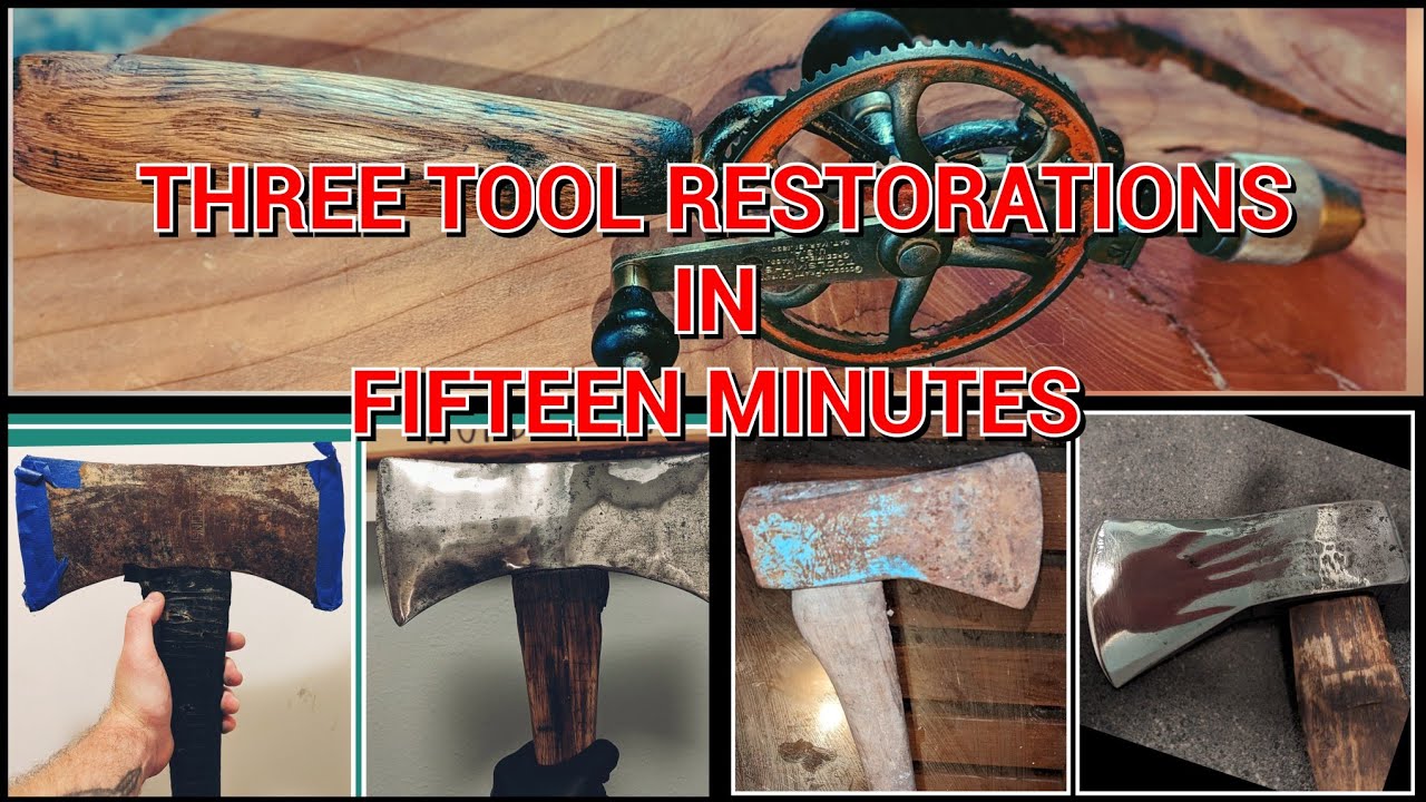 3 Rusty Tool Restorations In 15 Minutes - YouTube