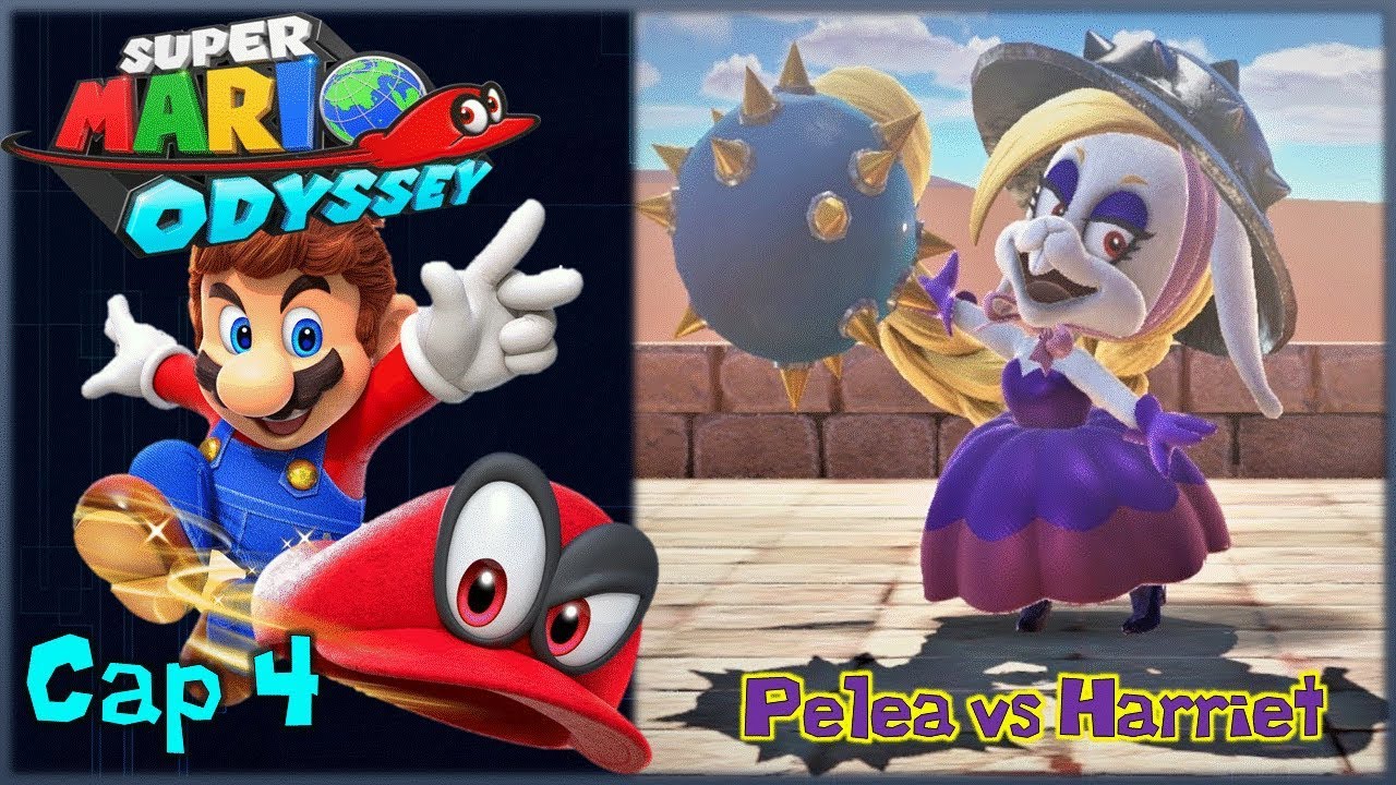 Super Mario Odyssey Guia en Español Cap 4 "Batalla vs Jefe Harriet ...