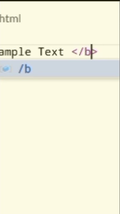 Write a Bold Text using One Line HTML Code | HTML Basics - YouTube