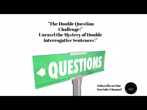 Double Interrogative Sentences in Direct and Indirect Speech # ...