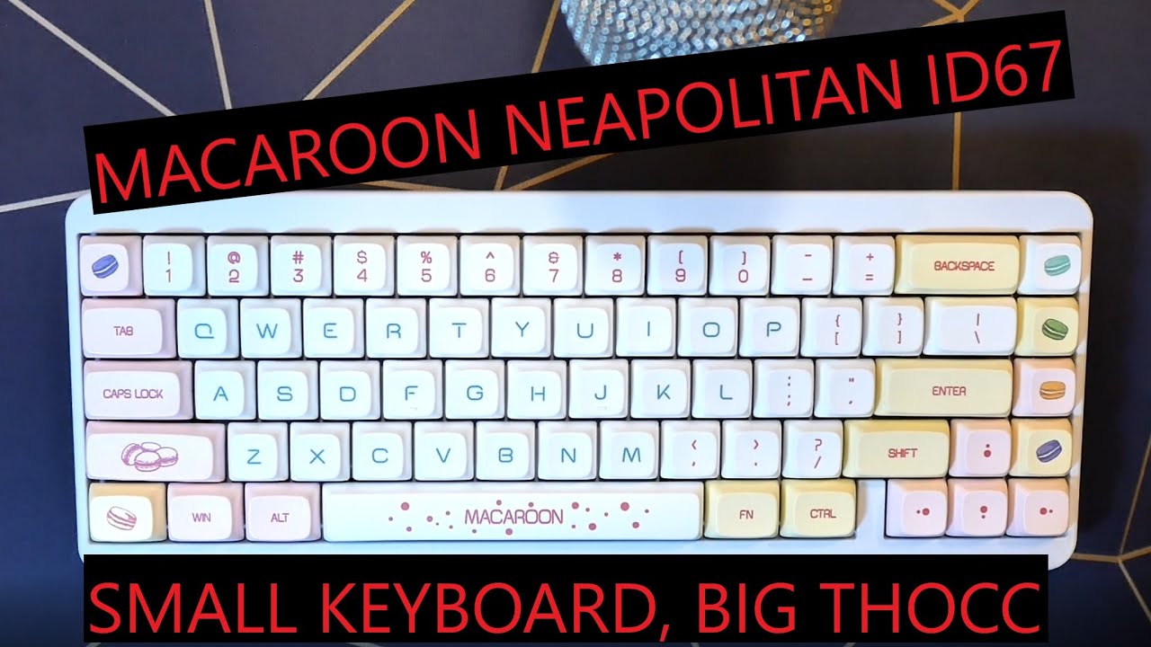 Macaroon Neapolitan Sundae Keyboard Build - PG Macaroon, Neapolitan Ice ...