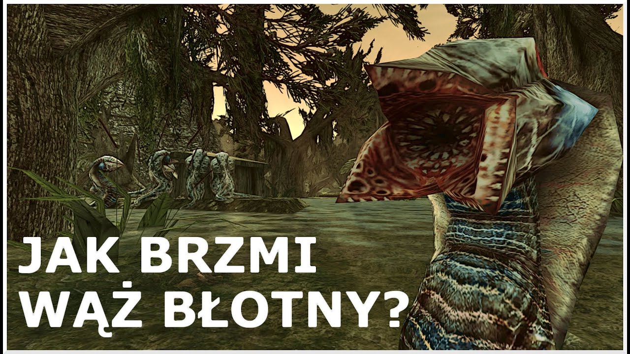 WSZYSTKIE ODGŁOSY WĘŻA BŁOTNEGO | ALL SWAMP SHARK SOUNDS | Gothic I ...
