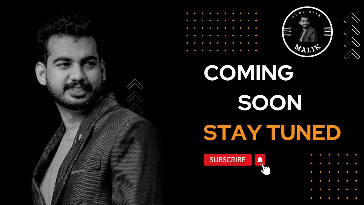 Code With Malik || Coming Soon || Coding || Programing - YouTube