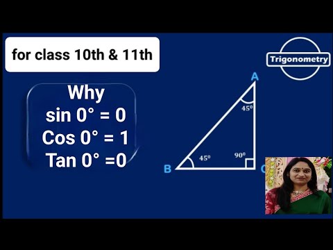 Why Sin 0°=0, Cos 0° = 1, Tan 0°= 0 @Studycorner330 - YouTube