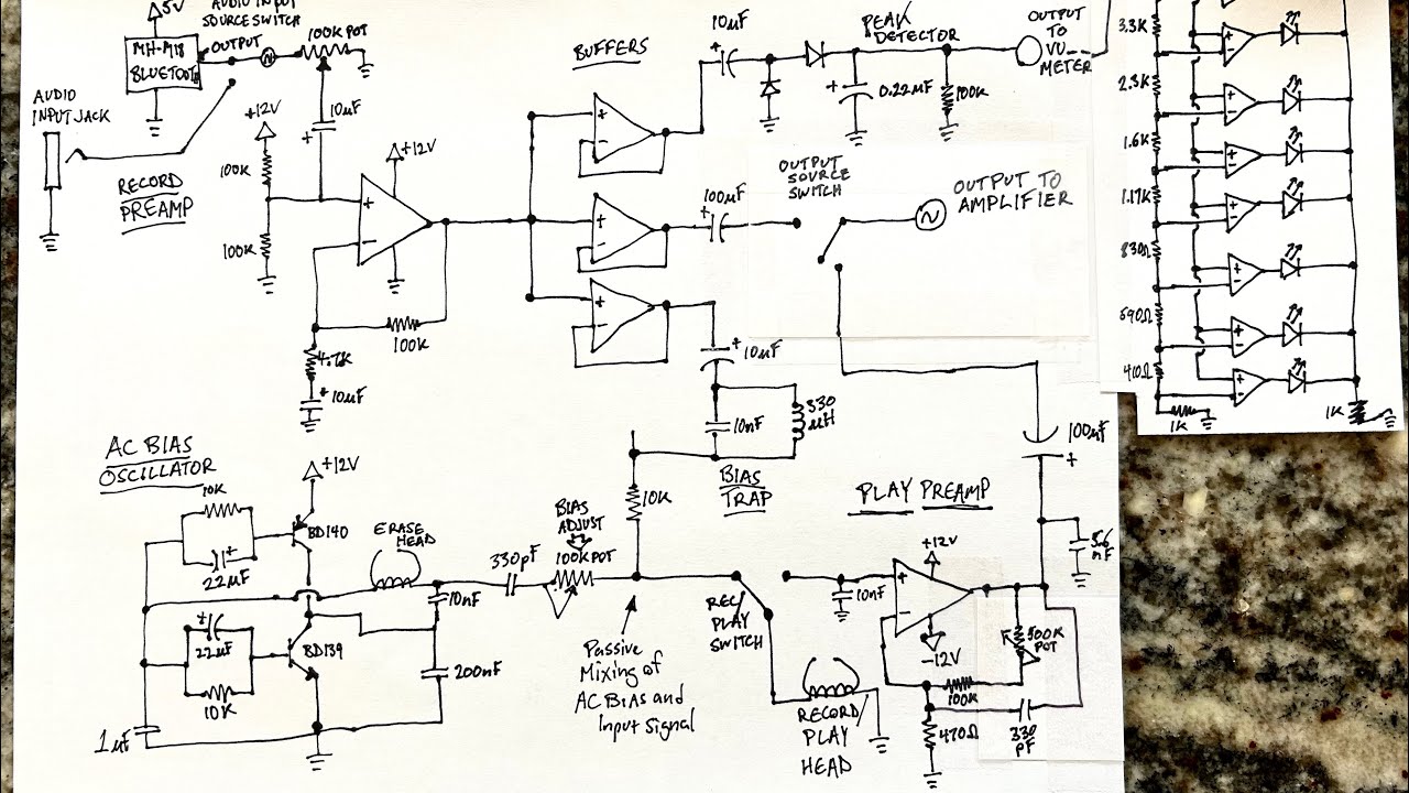 Tape Player/Recorder Diy - Final Circuit and Demo - YouTube