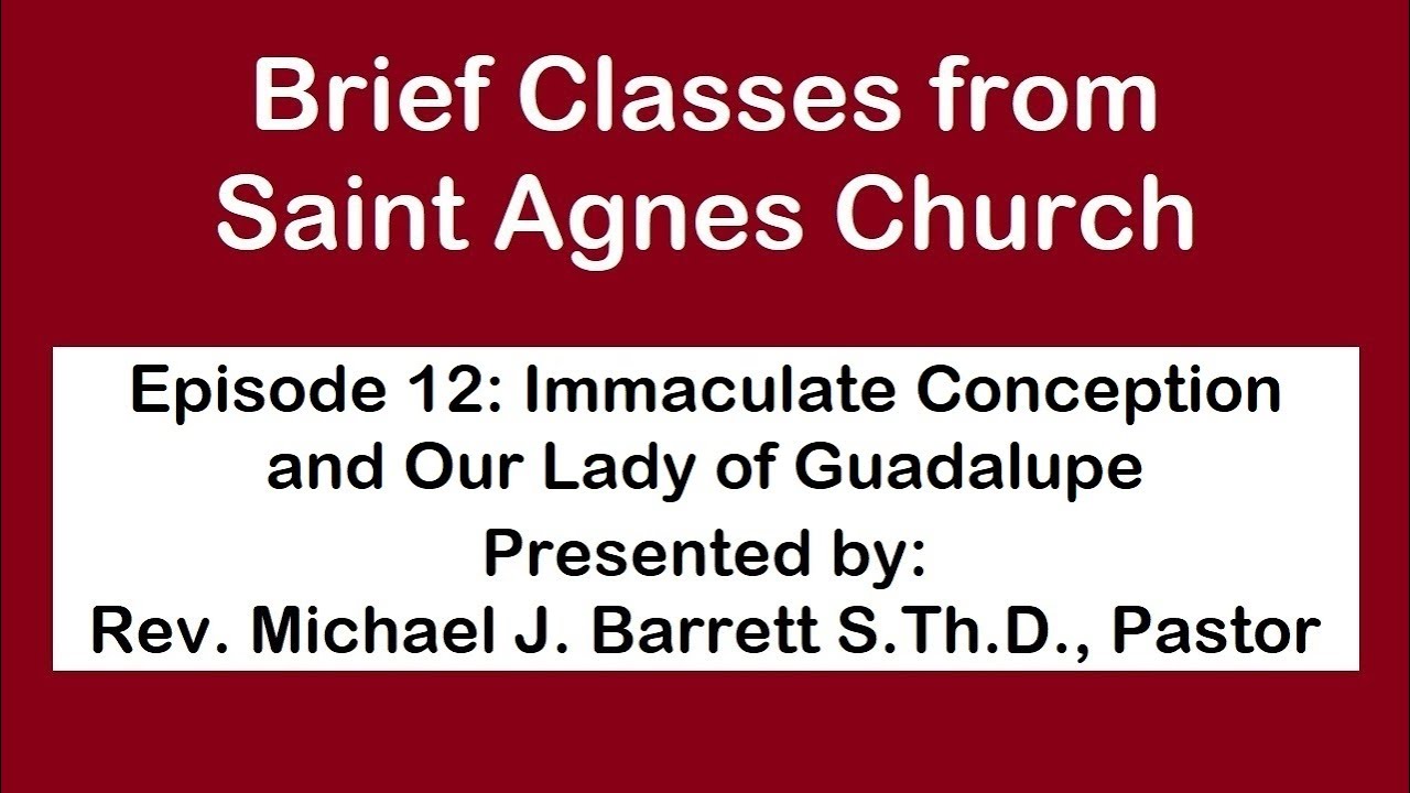 Episode 12: Immaculate Conception and Our Lady of Guadalupe - YouTube