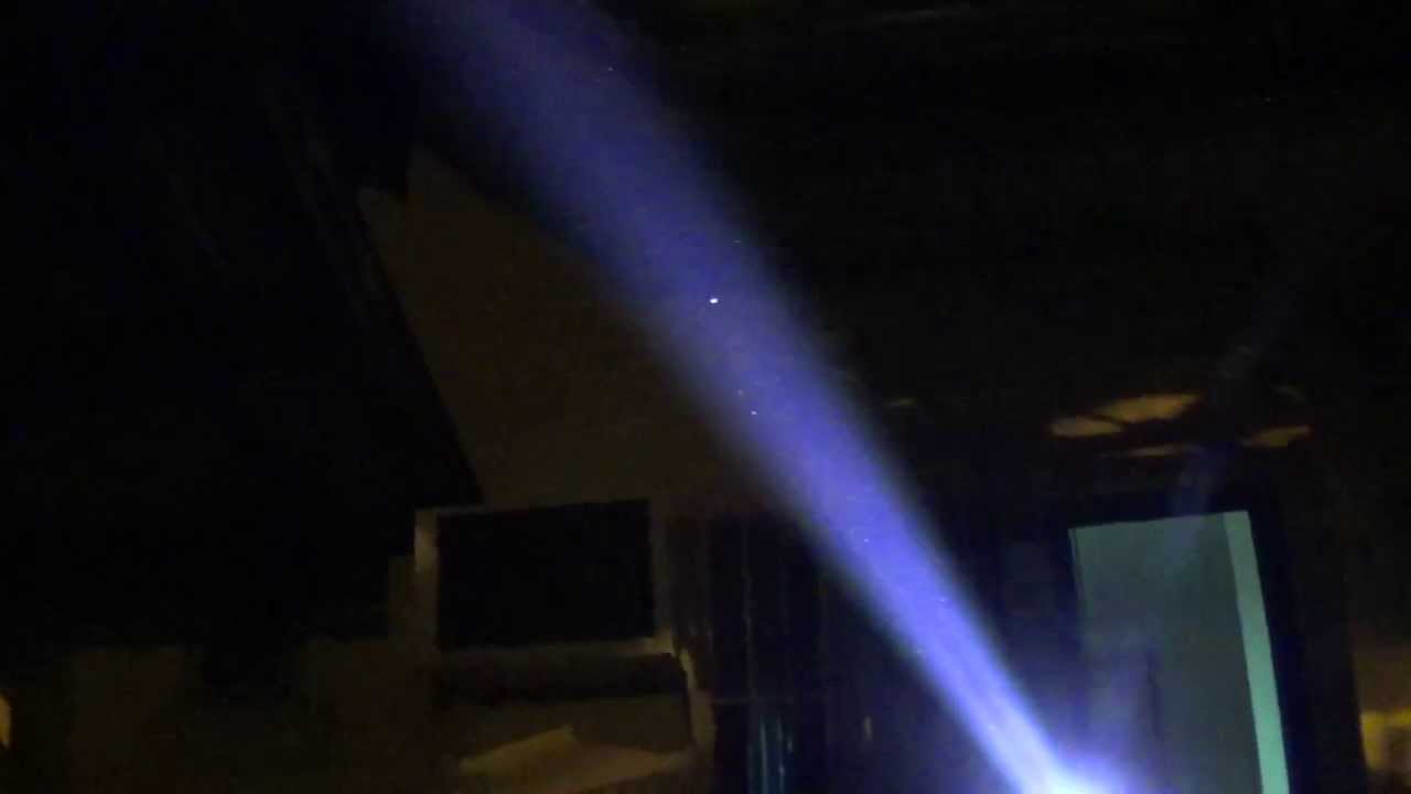 Beam 200 illuminates GMA-7 Tower - YouTube