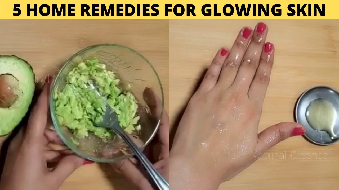 5 Home Remedies For Glowing Skin (Natural Moisturizers) | Get Clear ...