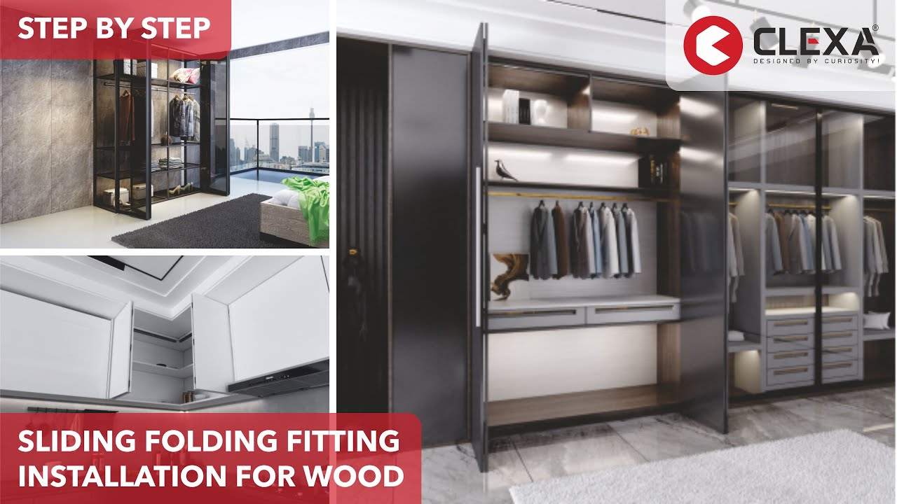 Sliding Folding Wardrobe Installation Step-by-Step | Clexa + OPK # ...