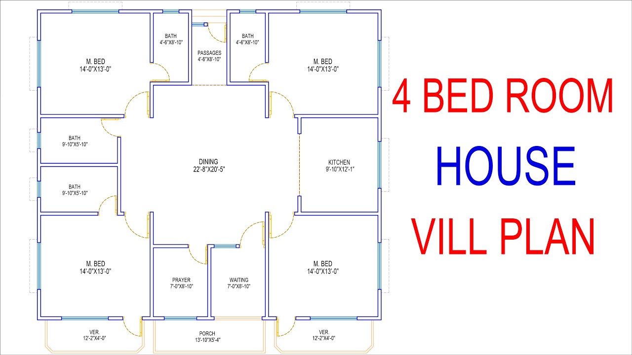 1900 4 Square House Plans 25x42 House Plans & Designs 1050 Sqft